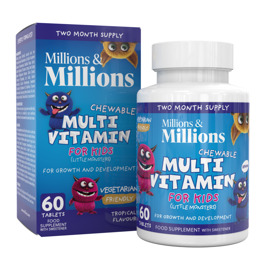 P2628 Millions & Millions – Magnesium 375mg – 30 Tablets – All Pack 123