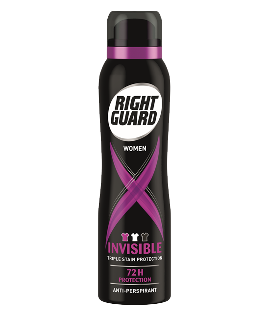 T0028 Rightguard Ladies Xtreme Invisible – 150ml (6 Pack) – All Pack 123